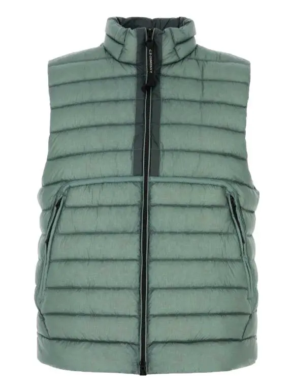 C.P. COMPANY D.d. Shell Quilted Down Gilet - Green
