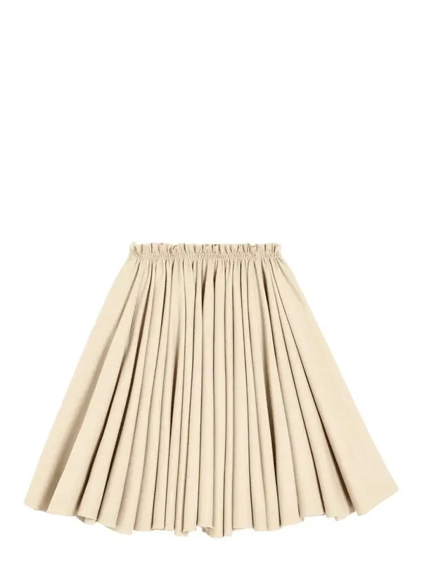 Ami Elasticated-waist Midi Skirt - Ivory