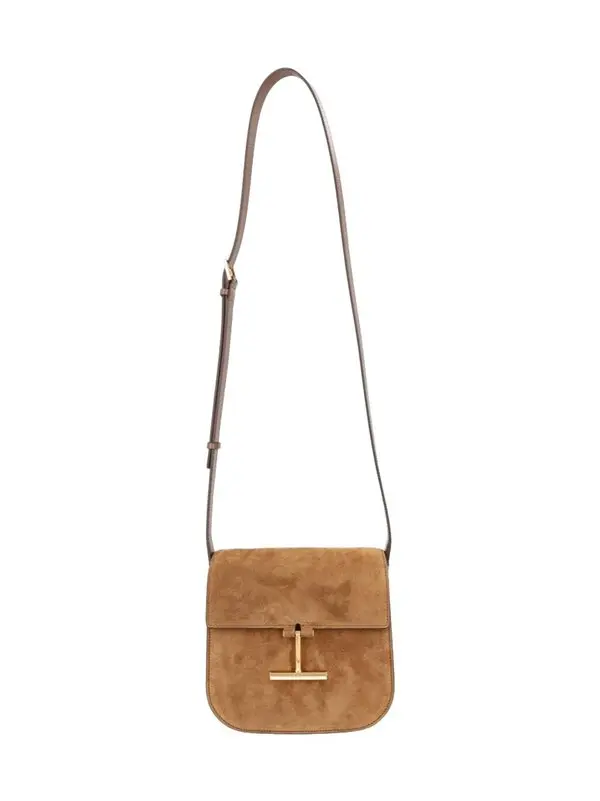 TOM FORD Flap Shoulder Bag - Brown
