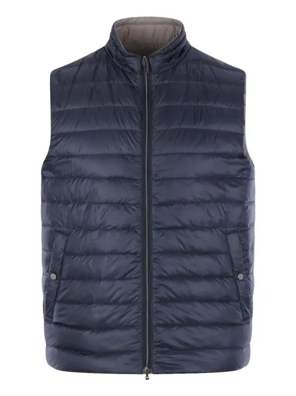 Herno Quilted Down Gilet - Black