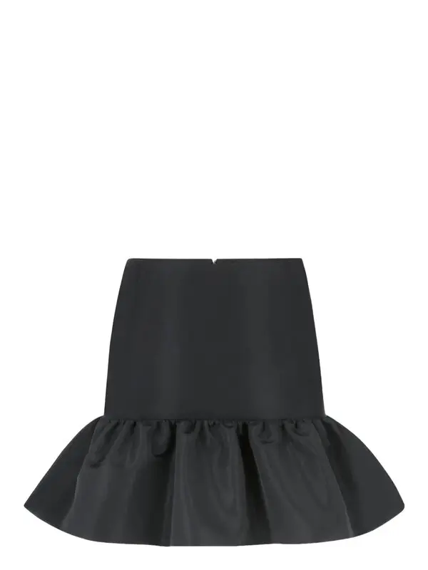 Nina Ricci Mini Peplum Skirt - Black
