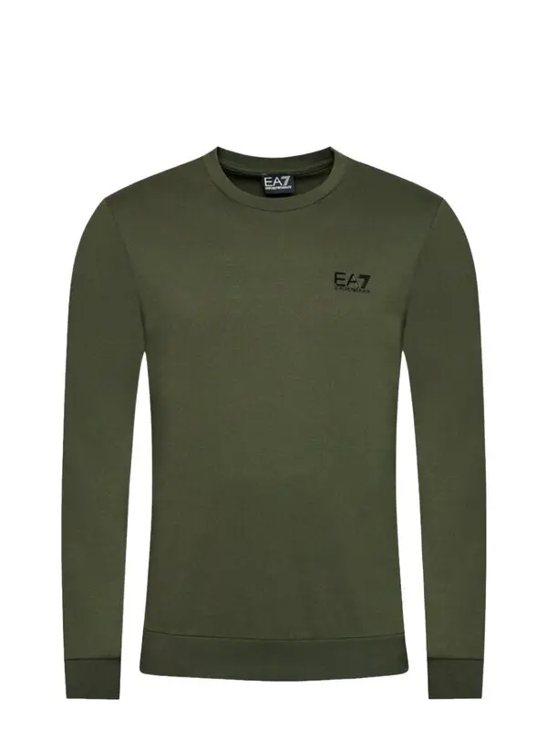 EA7 Logo Details Hoodie - Green