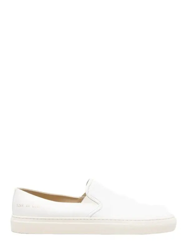 COMMON PROJECTS Round Toe Casual Slip-on Sneakers - White