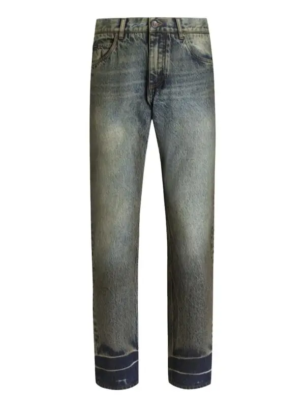 Dolce & Gabbana Vintage-wash Slim Jeans - Denim Blue