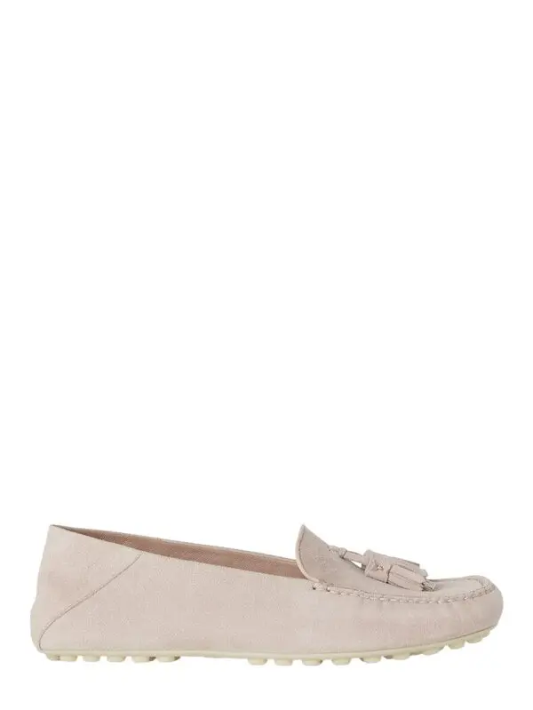 Loro Piana Round Toe Tassel Loafers - Pink