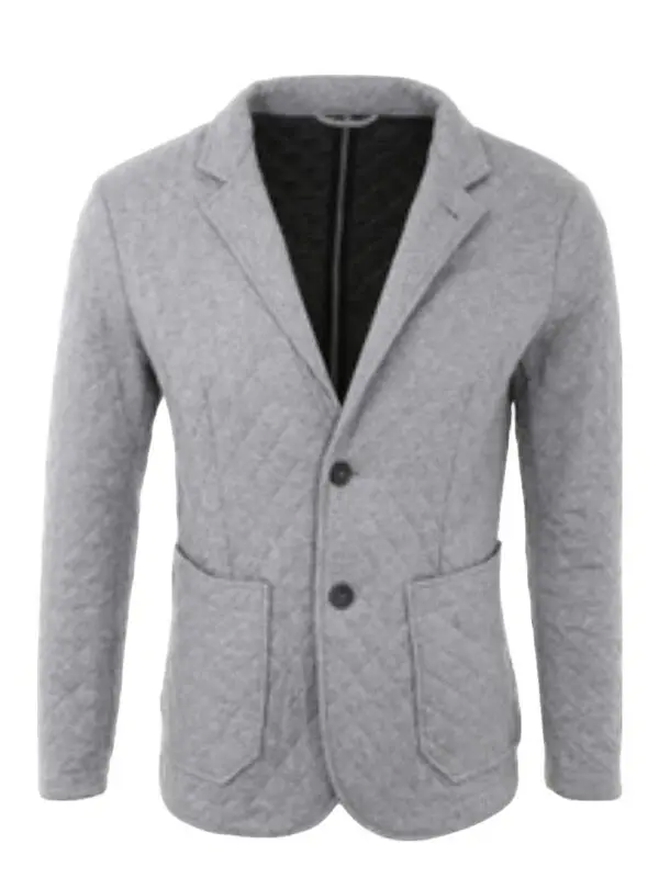 Emporio Armani Long Sleeved Suit Jacket - Gray