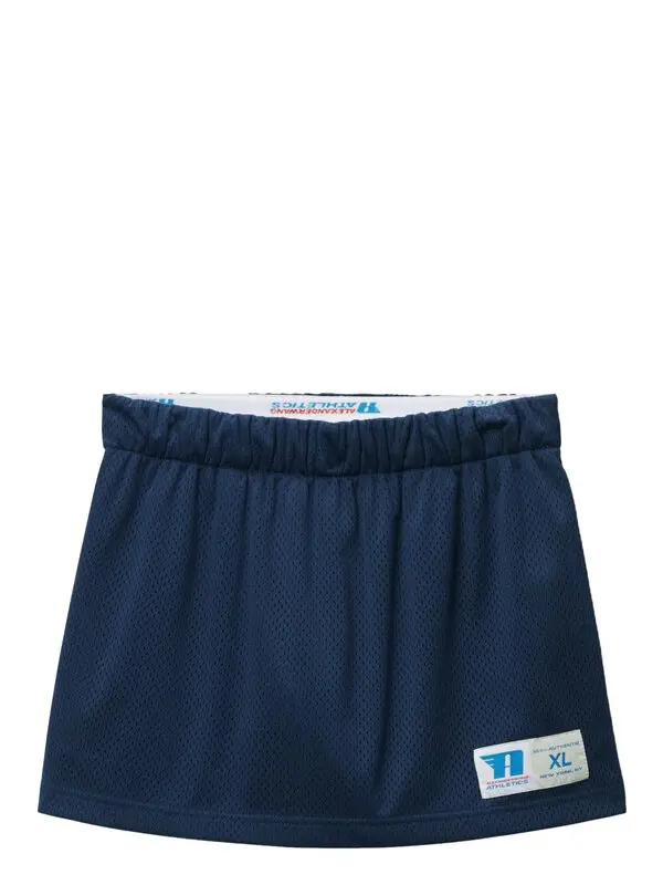 Alexander Wang Deconstructed Athletic Mesh Skort - Navy Blue