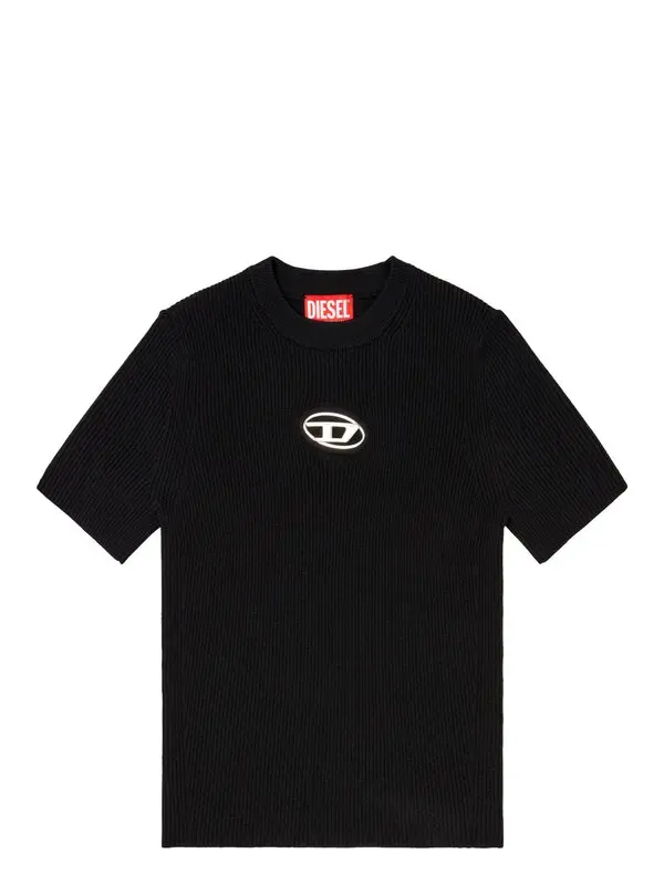 DIESEL® M-valari-ss Crewneck T-shirt - Black