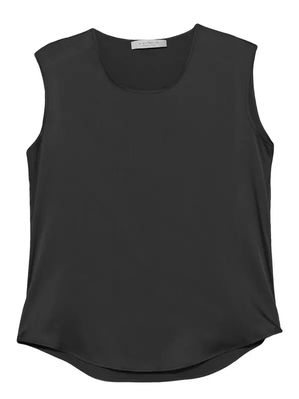 D.exterior Sleeveless Vest - Black
