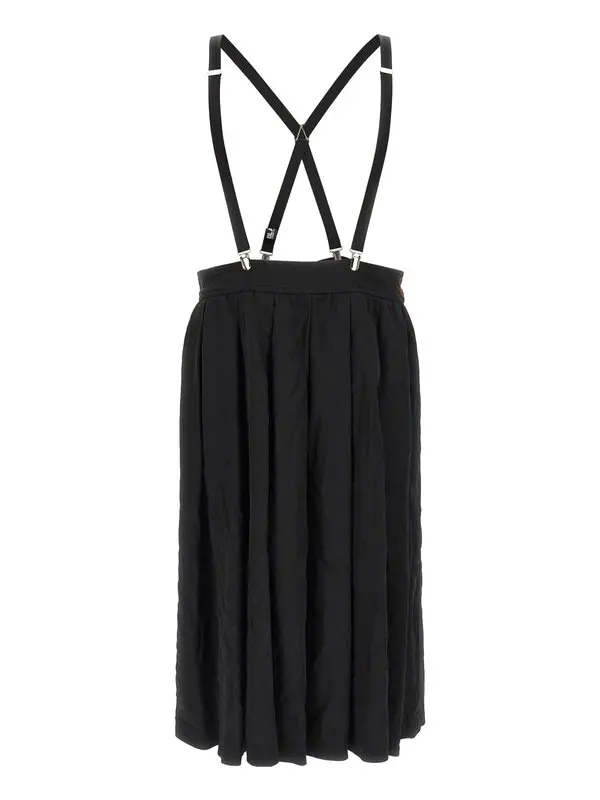 Comme Des Garçons Suspender Dress - Black