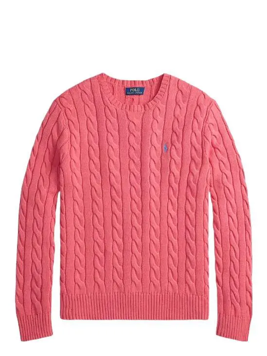 Polo Ralph Lauren Cable-knit Cotton Sweater - Red