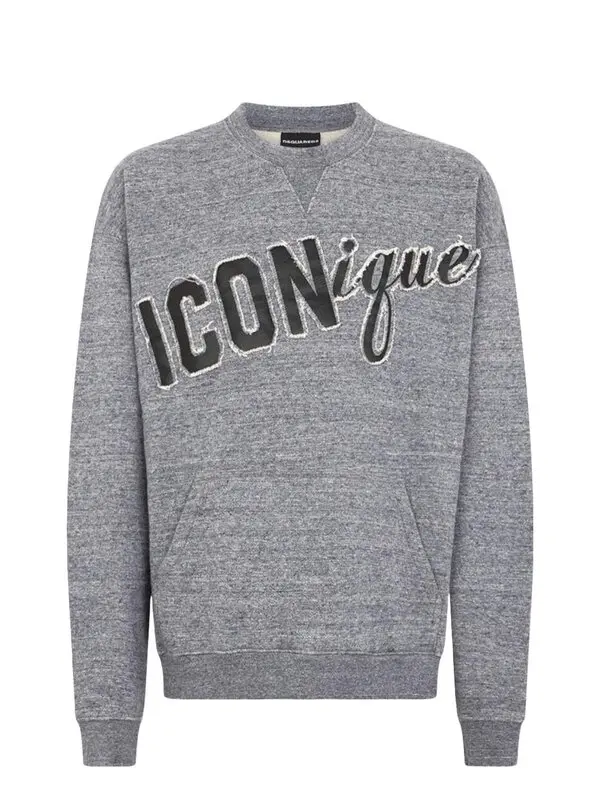 Dsquared2 Iconique Oversized Sweatshirt - Grey