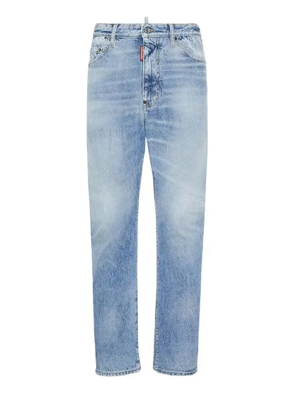 Dsquared2 Straight Leg Jeans - Blue