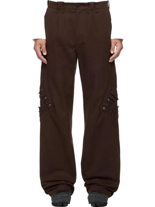 KIKO KOSTADINOV Estike Rivet-detail Pants - Black