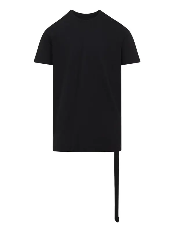 Rick Owens Short-sleeve Side-tie T-shirt - Black