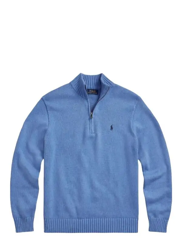 Polo Ralph Lauren Zip Long-sleeve Sweater - Soft Royal Heather