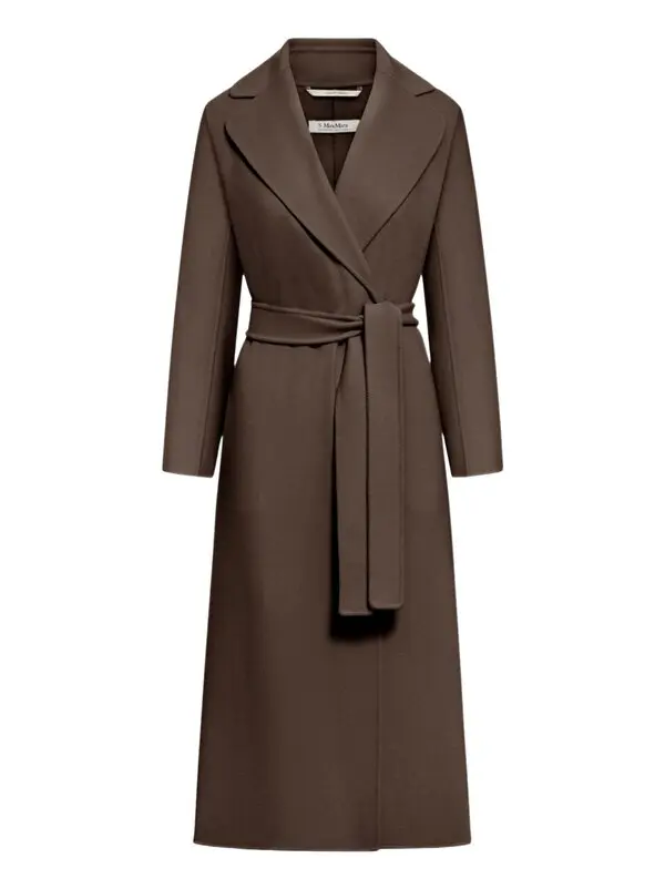Max Mara Poldo Belted Coat - Brown