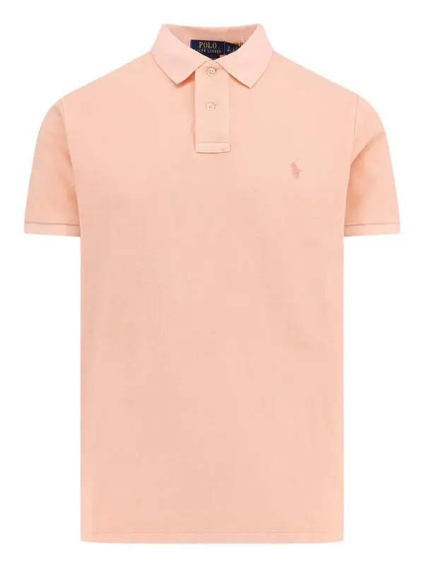 Polo Ralph Lauren Custom Slim Mineral-dyed Polo Shirt - Orange
