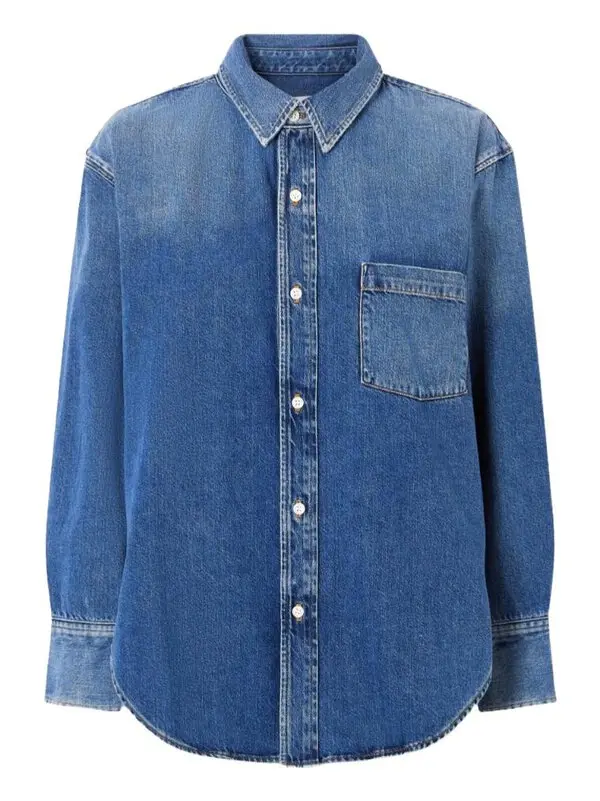 Citizens Of Humanity Classic Button Down Denim Shirt - Blue