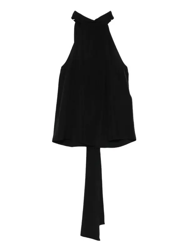 TOM FORD Halter Neck Drawstring Cover-up - Black