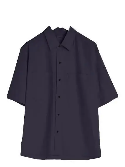 LEMAIRE Convertible Shirt - Charcoal