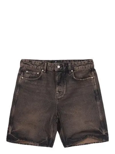 REPRESENT Relaxed Fit Denim Shorts - Bark