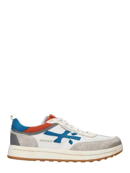 Premiata Lace-up Low-top Sneakers - White
