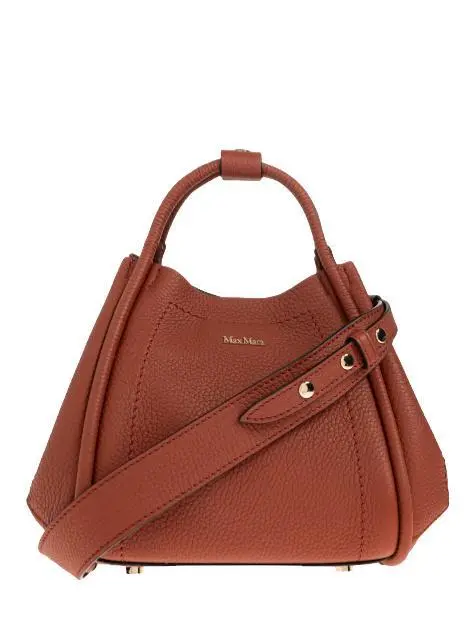 Max Mara Leather Tote Bag - Brown