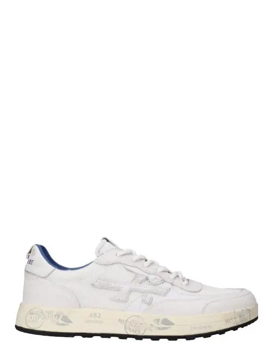 Premiata Nous 8234 Lace Up Sneakers - White