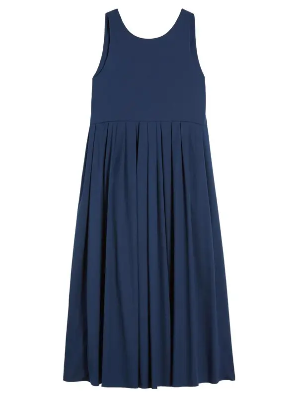 Max Mara Moira Crewneck Sleeveless Dress - Blue