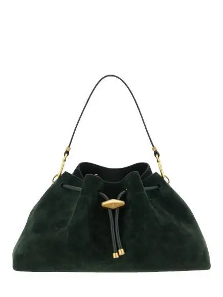 JIMMY CHOO Medium Cinch Bucket Bag - Green