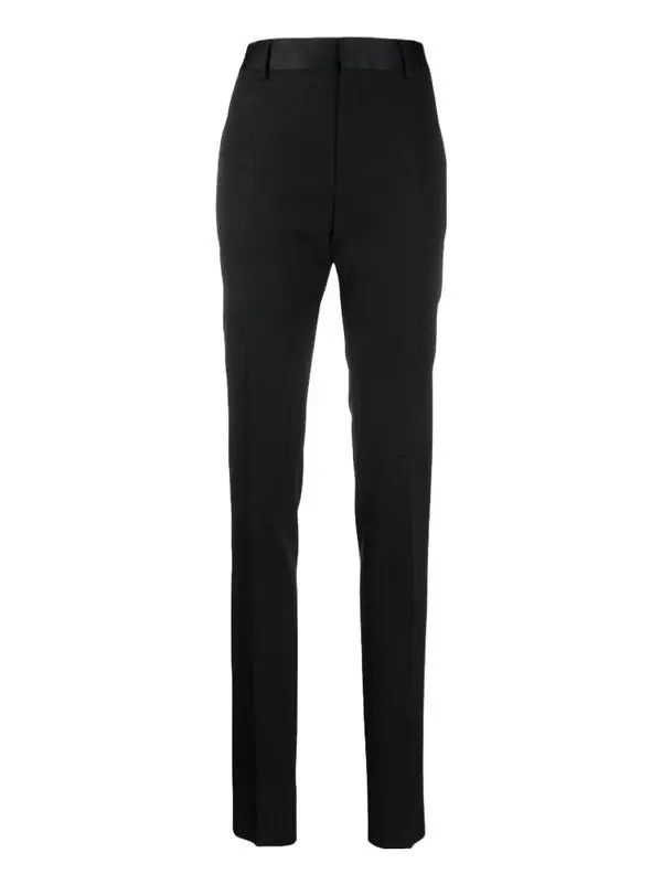 Saint Laurent Tapered Trousers - Black