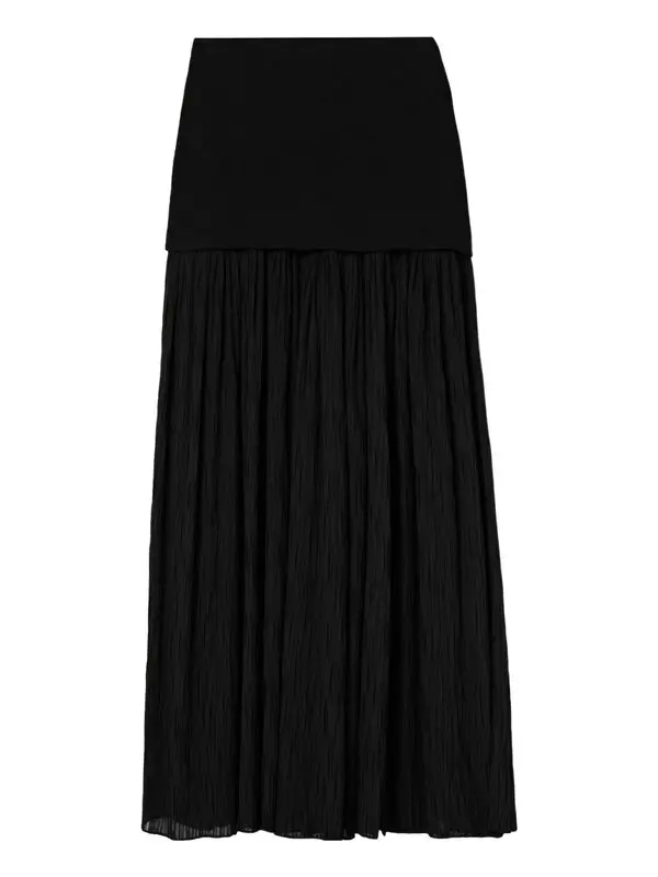 Proenza Schouler Pleated Midi Skirt - Black