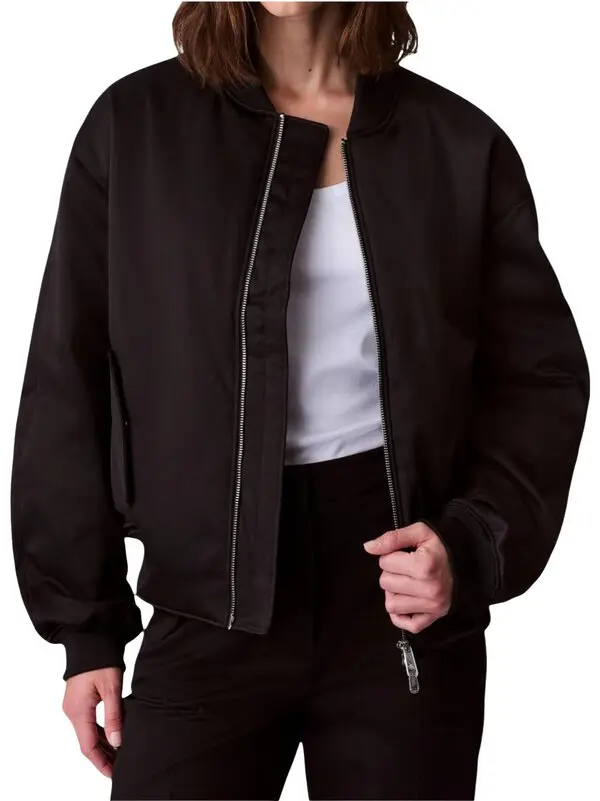 Calvin Klein Bomber Jacket - Black