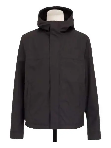 Dior Zip-up Hooded Jacket - Black