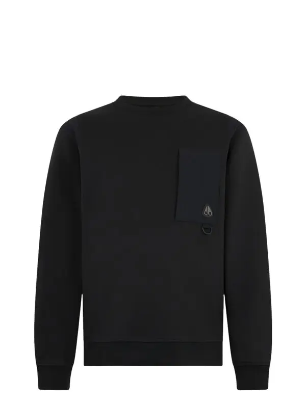 Moose Knuckles Dalon Crewneck Sweatshirt - Black