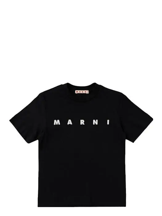 Marni Cotton Logo T-shirt - Black