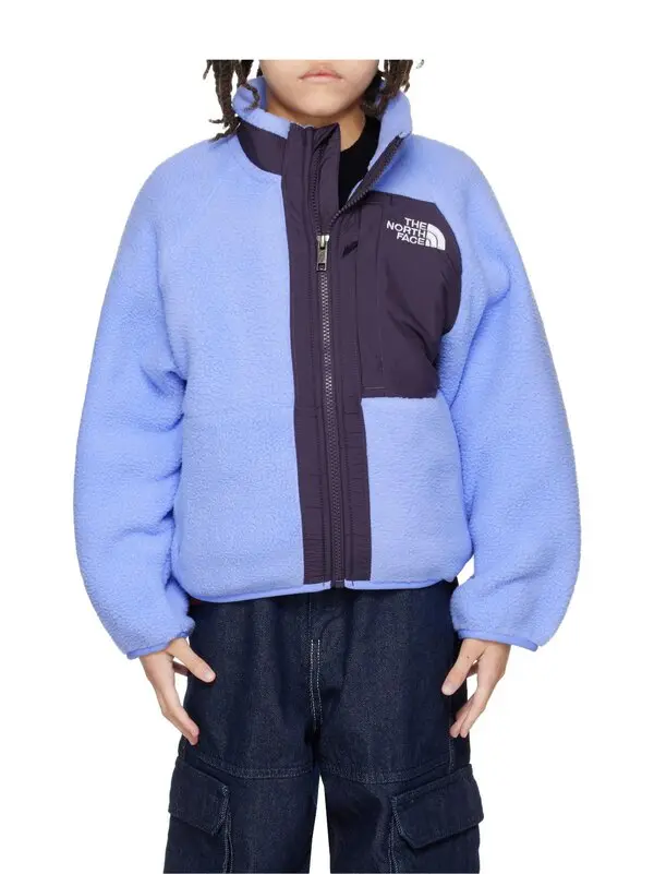 The North Face Yumiori Full Zipper Jacket With Embroidered Logo - Periwinkle Blue/dusk