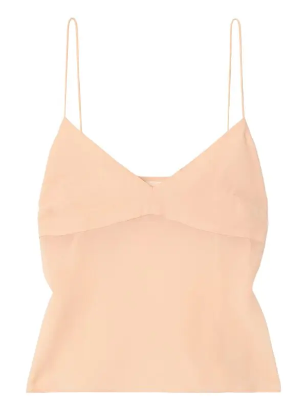 Ulla Johnson Silk Chiffon Bandeau Top - Nude