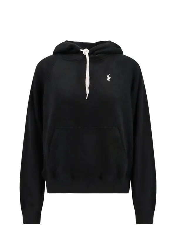 Polo Ralph Lauren Drawstring Hooded Sweatshirt - Black