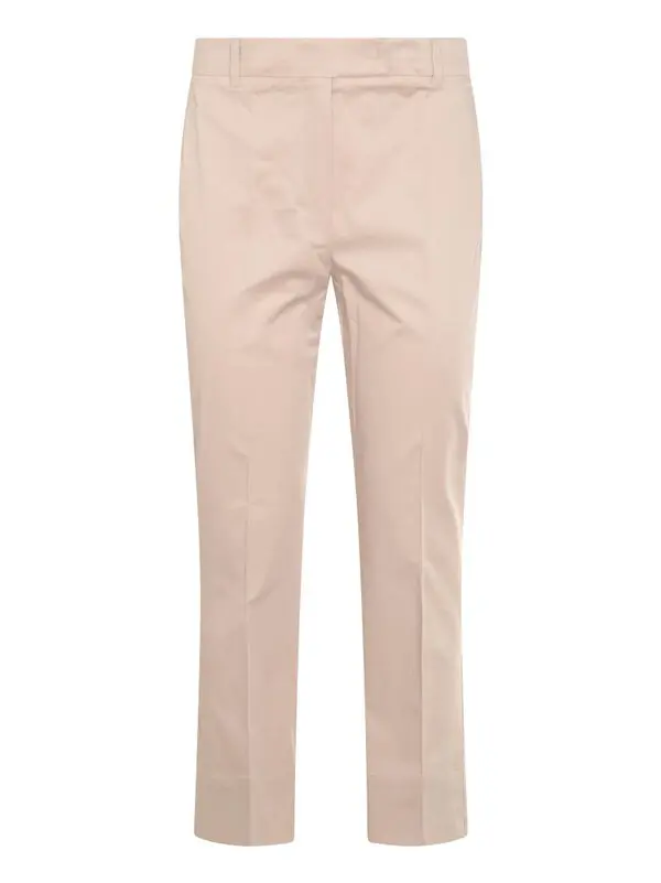 Max Mara Cropped Flared Pants - Nude