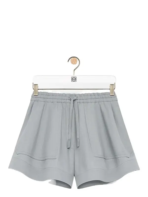 Loewe Cotton Shorts - Gray