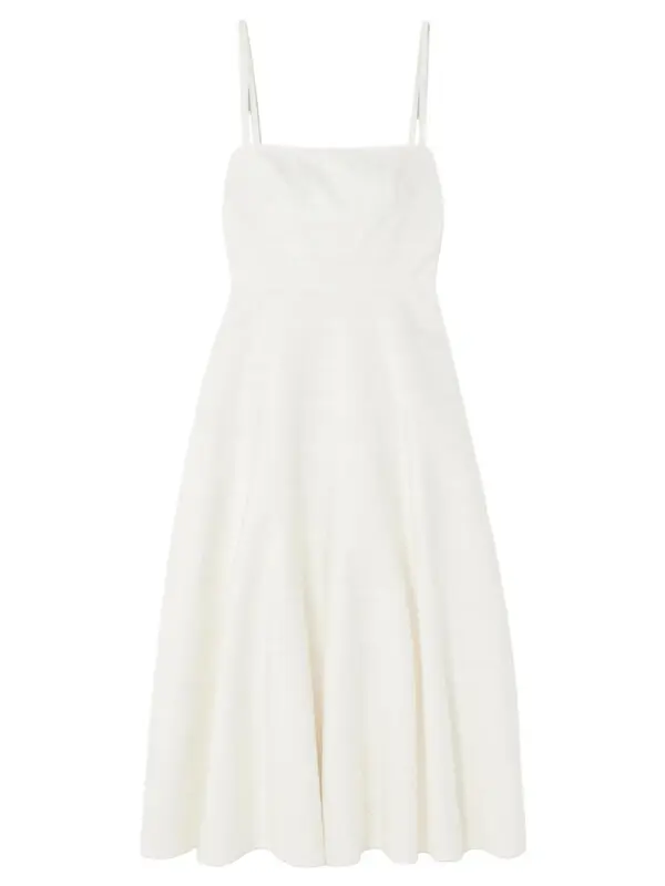 Altuzarra Pure Cotton Midi Dress - White