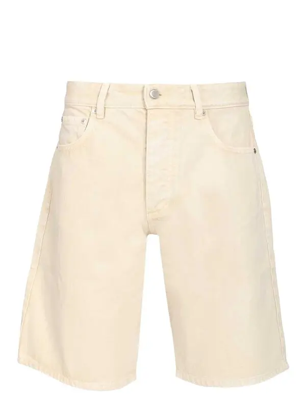 ICON DENIM LOS ANGELES Bobby Wide-leg Denim Shorts - Nude