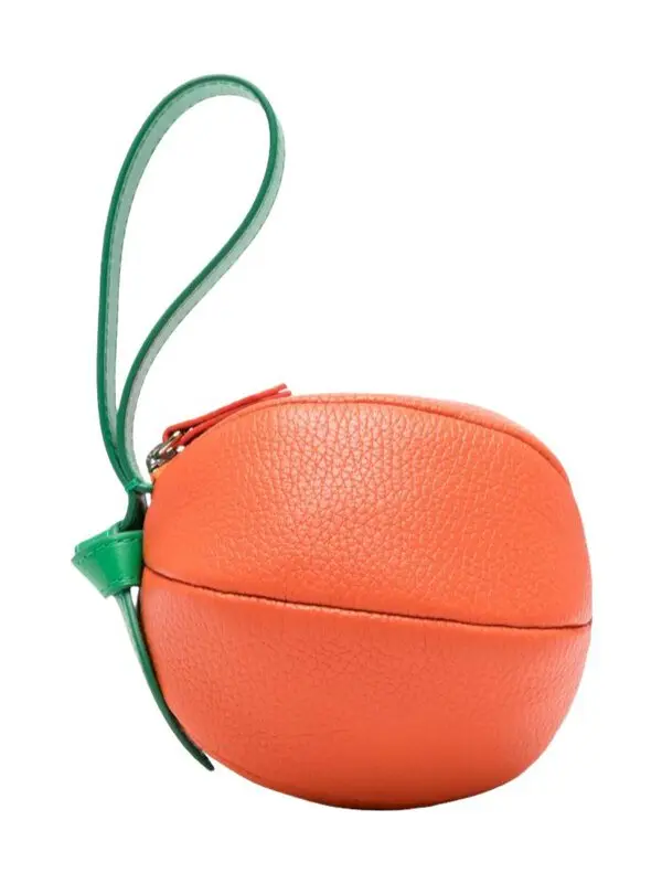 Hereu Zipper Clutch - Orange