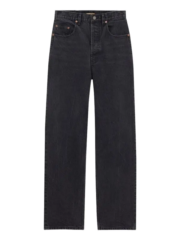 Saint Laurent Carrot-fit Jeans - Black