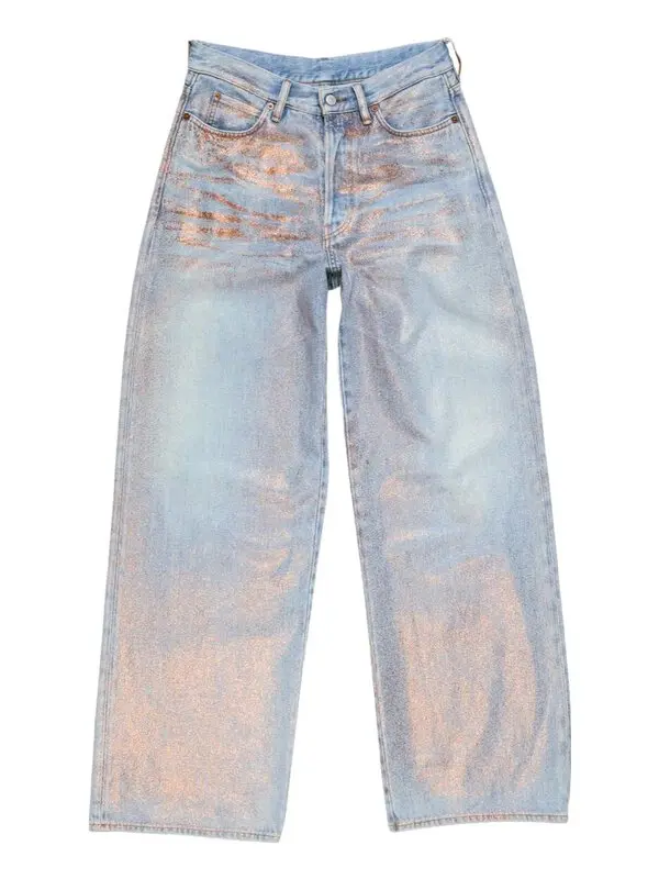 Acne Studios 1981 Loose Glitter Jeans - Gray