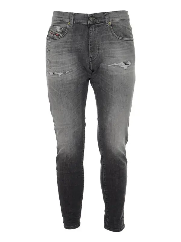 DIESEL® Slim Distressed Jeans - Black