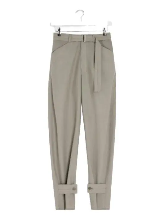 LEMAIRE Curved Tailored Pants - Light Taupe