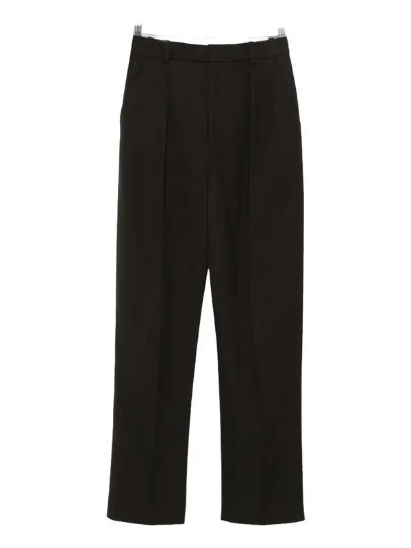 LEMAIRE Pleated Pocket Trousers - Black